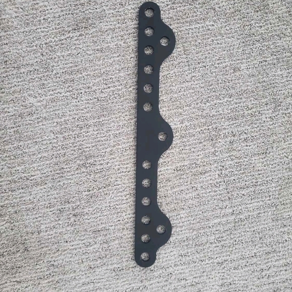 Other | Lat Pull Down Extension Black Metal Bracket With Holes | Poshmark